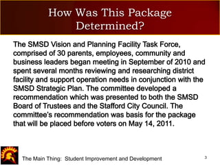 Stafford MSD 2011 Bond Information | PPTX