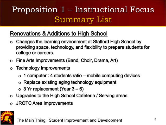 Stafford MSD 2011 Bond Information | PPT