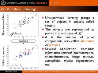 State-of-the-art Clustering Techniques: Support Vector Methods and Minimum Bregman Information ...