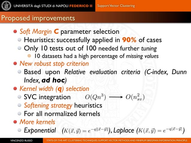 State Of The Art Clustering Techniques Support Vector Methods And