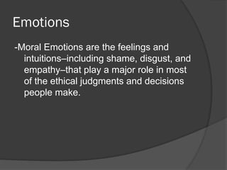 Ethics moral framework presentation Instruction | PPTX