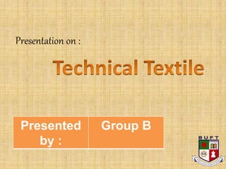 Technical Textile | PPTX
