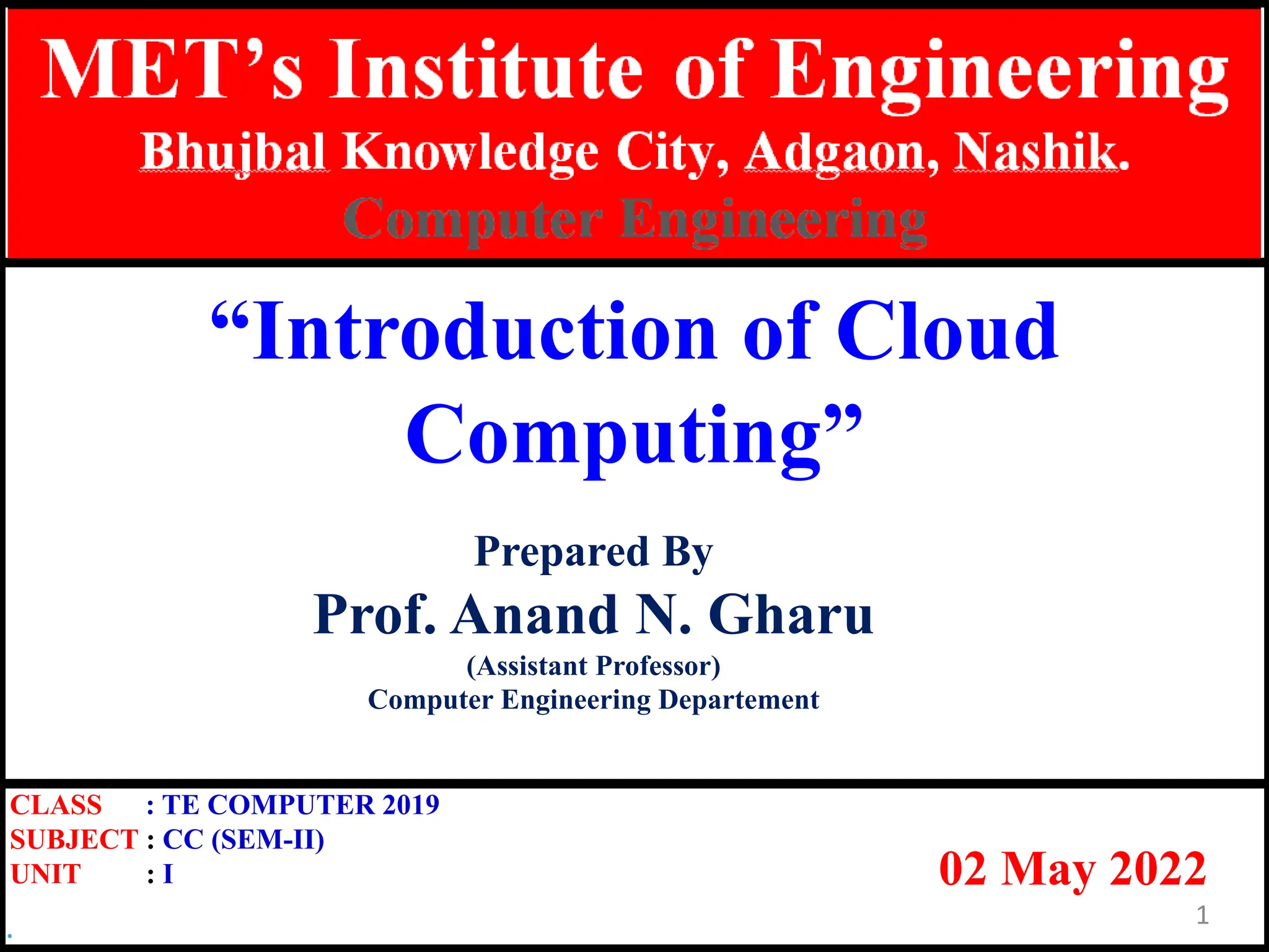 final-unit-i-cc cloud computing-2022.pdf