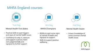 What is a mental health first aider and why have one? | PDF