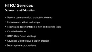 Walsh "Text Data Mining with HTRC" | PPT