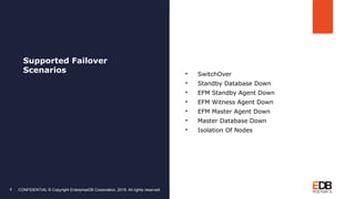EDB Failover Manager - Features and Demo | PDF