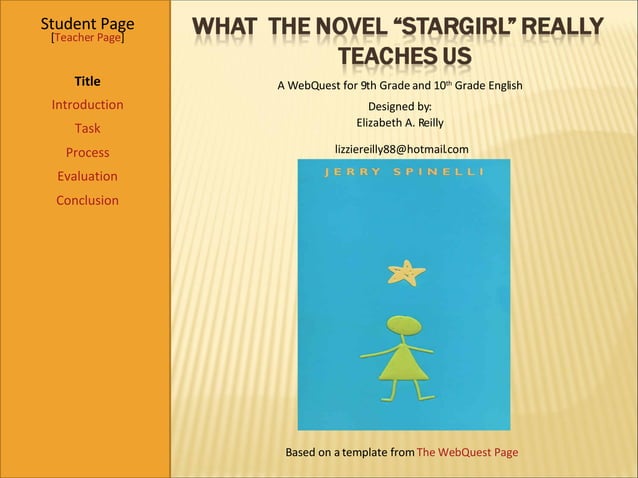 What the Novel "Stargirl" Really Teaches Us | PPT | Parenting Teens ...