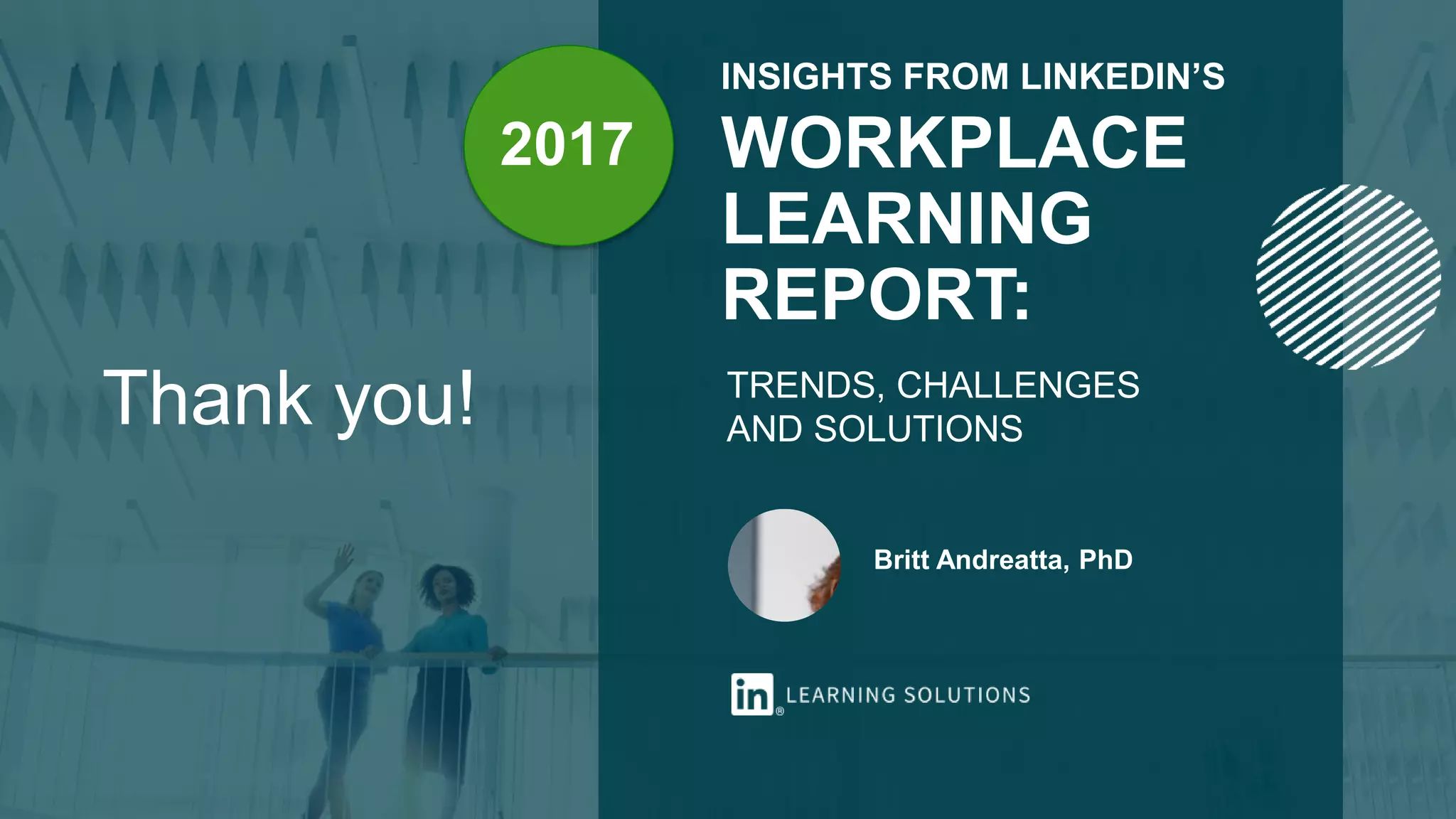 Insights from our Workplace Learning Report | PPT