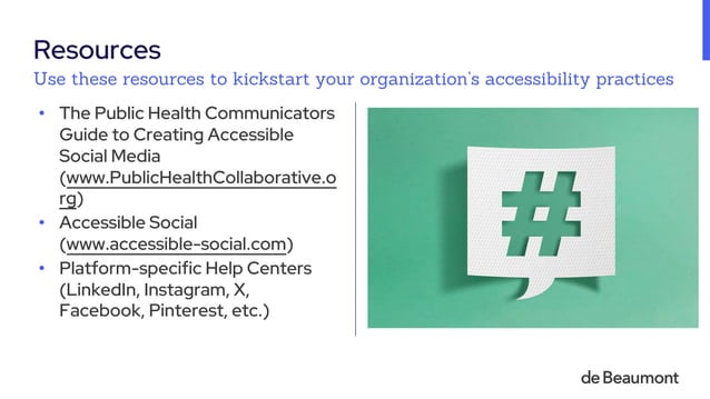 Creating Accessible Public Health Communications | PPT