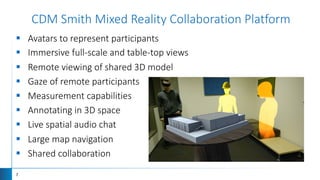 Scott Aldridge (CDM Smith): Leveraging MR to Transform Design & Engineering on Infrastructure ...