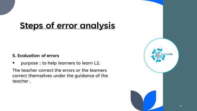 Error analysis and remedial teaching, Error analysis | PDF