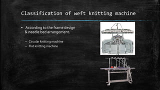 Presentation on Weft Knitting Machine (Single Jersey, Rib & Interlock ...
