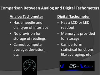 Tachometer | PPTX