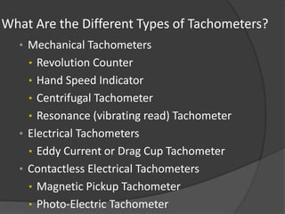 Tachometer | PPTX
