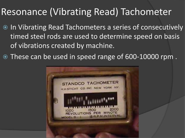 Tachometer | PPTX | Physics | Science
