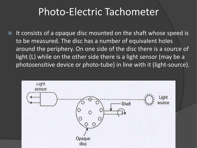 Tachometer | PPTX | Physics | Science