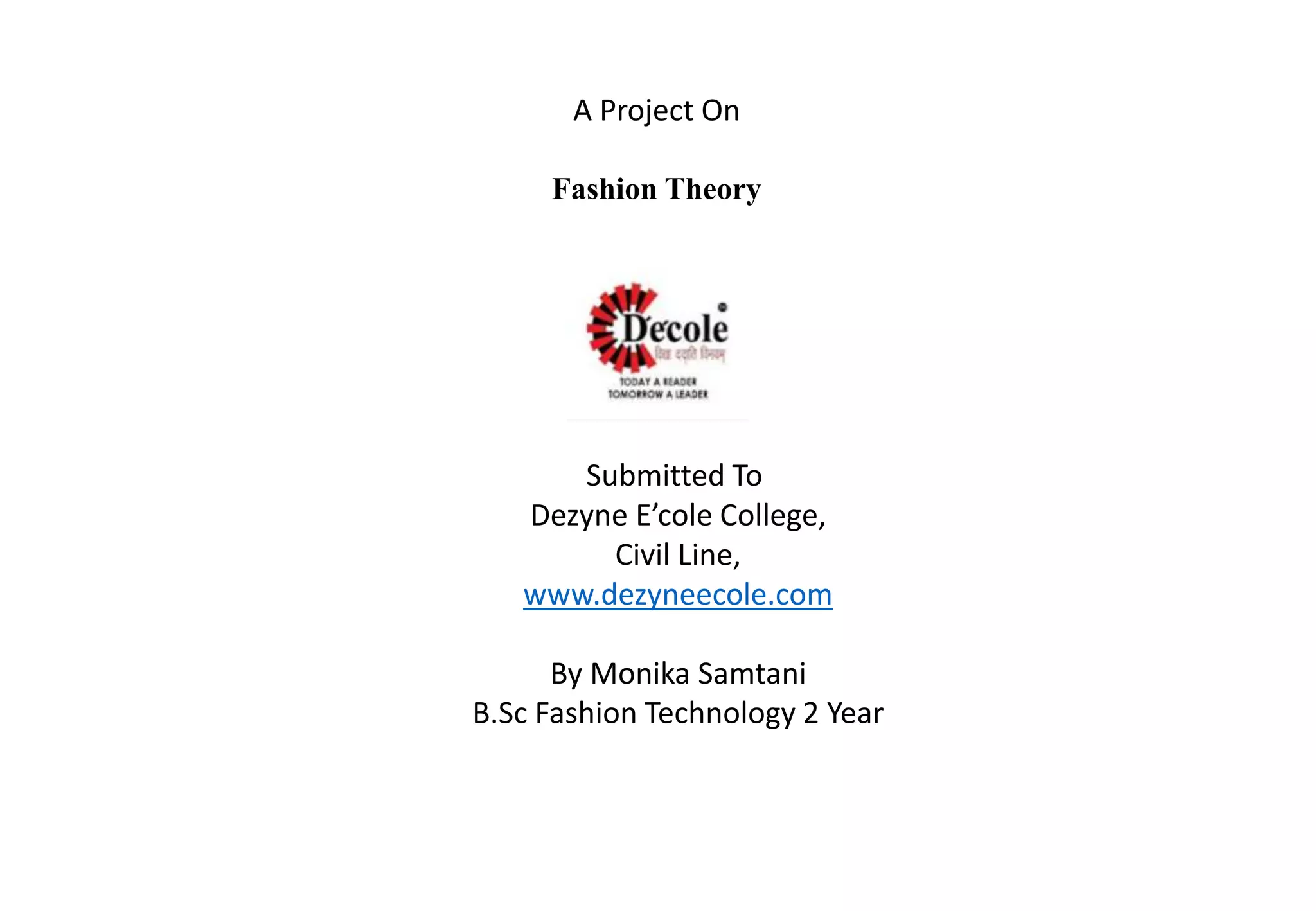 Fashion History | PPTX