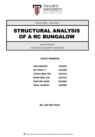 Structure Final Assignment | PDF