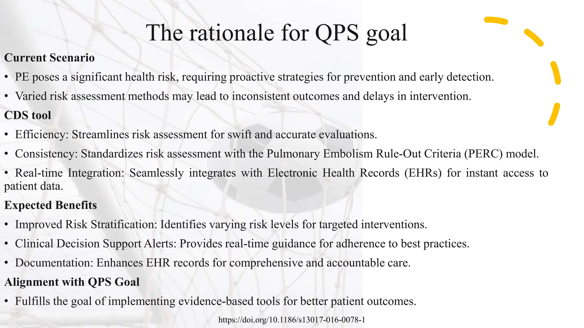 Clinical decision support tool for pulmonary embolism | PPT Clinical decision support tool for pulmonary embolism | PPT