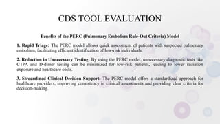 Clinical decision support tool for pulmonary embolism | PPT