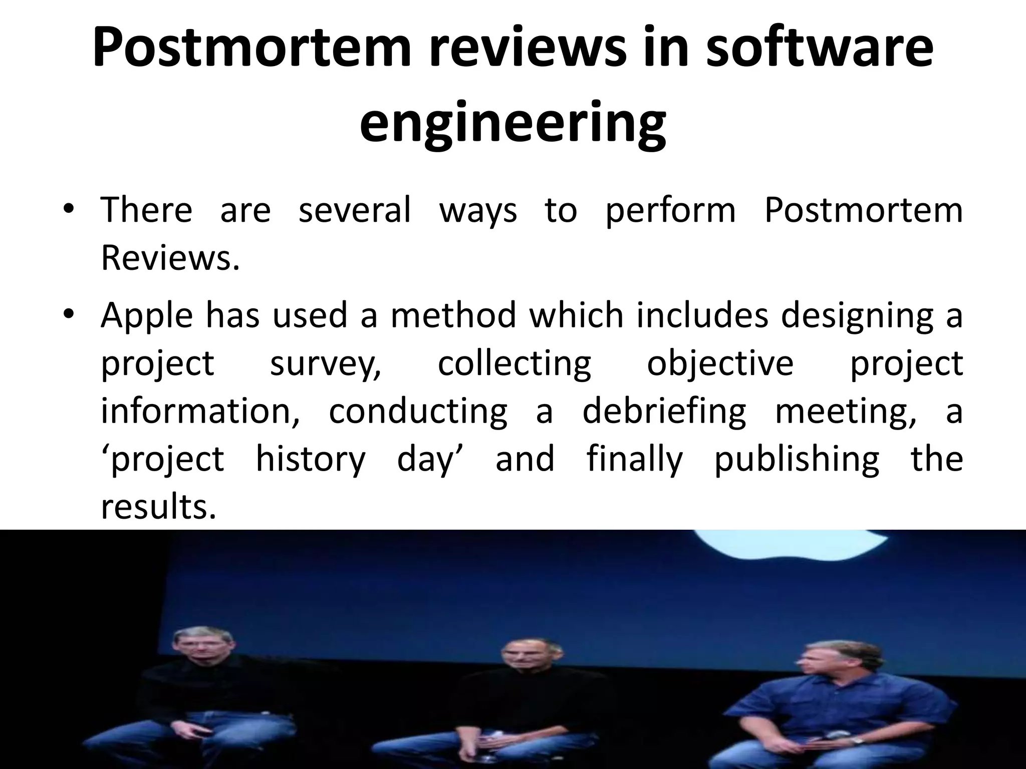 Postmortem Analysis | PPTX