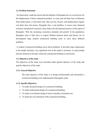Byangabo commercial building | PDF