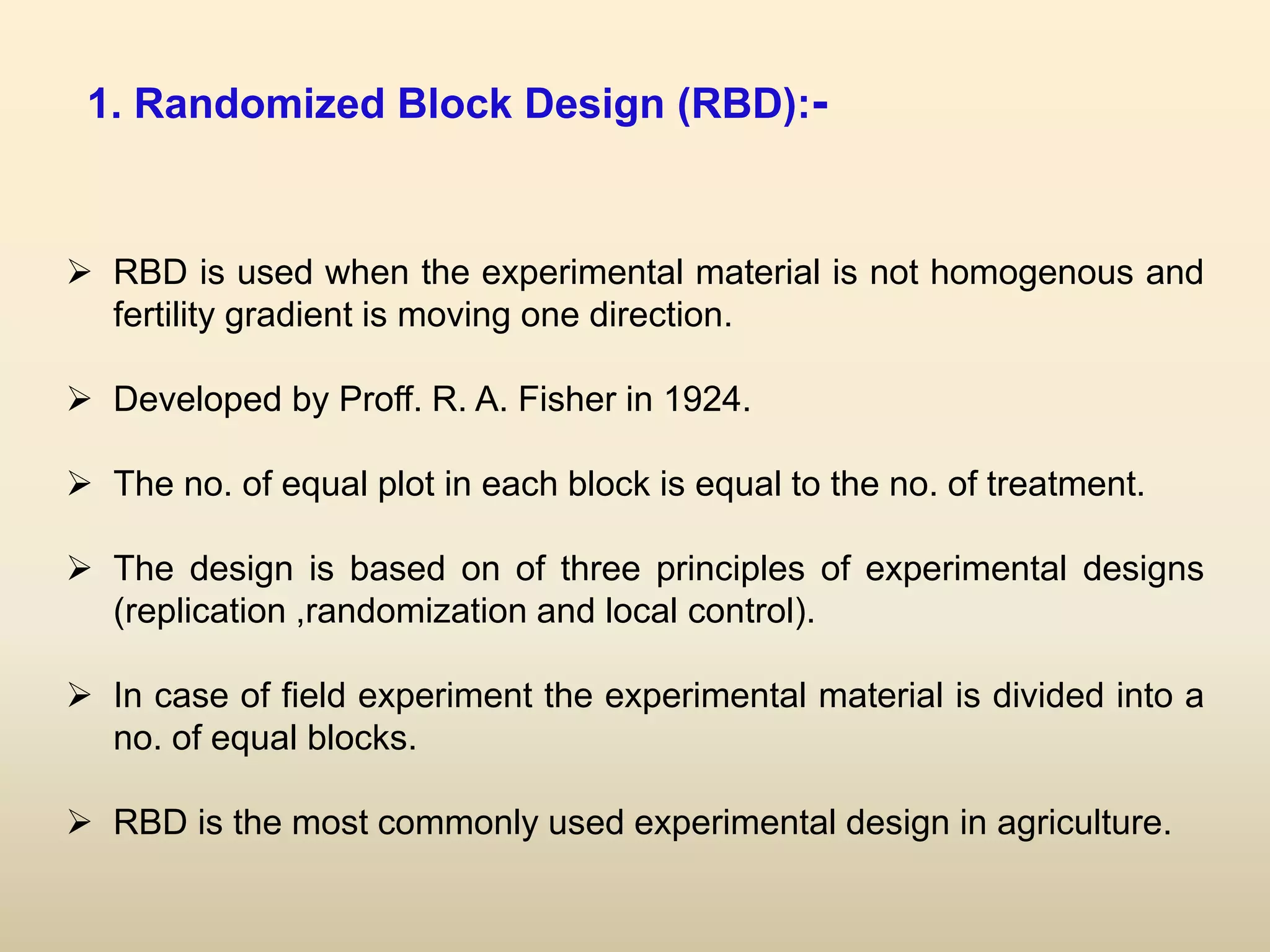 Experimental design in Plant Breeding | PPTX