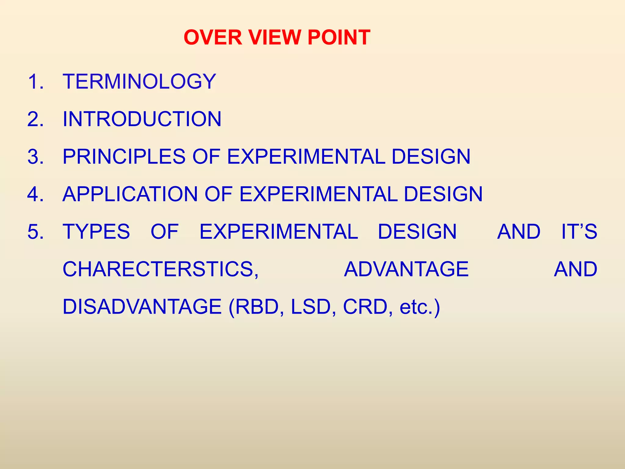 Experimental design in Plant Breeding | PPTX