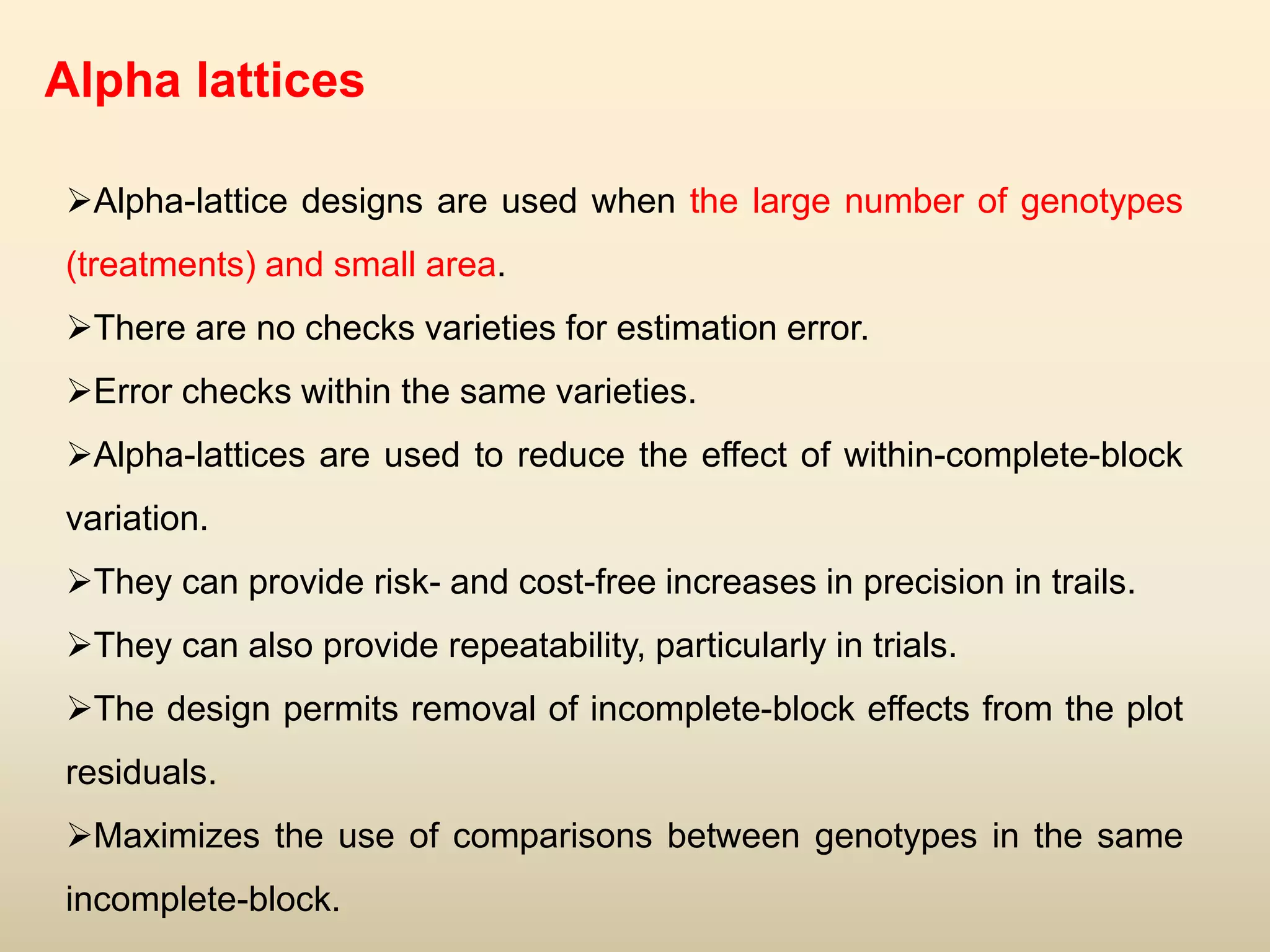 Experimental design in Plant Breeding | PPTX