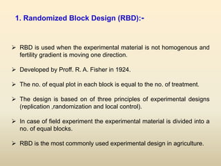 Experimental design in Plant Breeding | PPTX