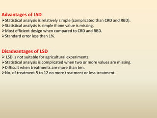 Experimental design in Plant Breeding | PPTX