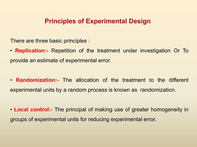 Experimental design in Plant Breeding | PPTX