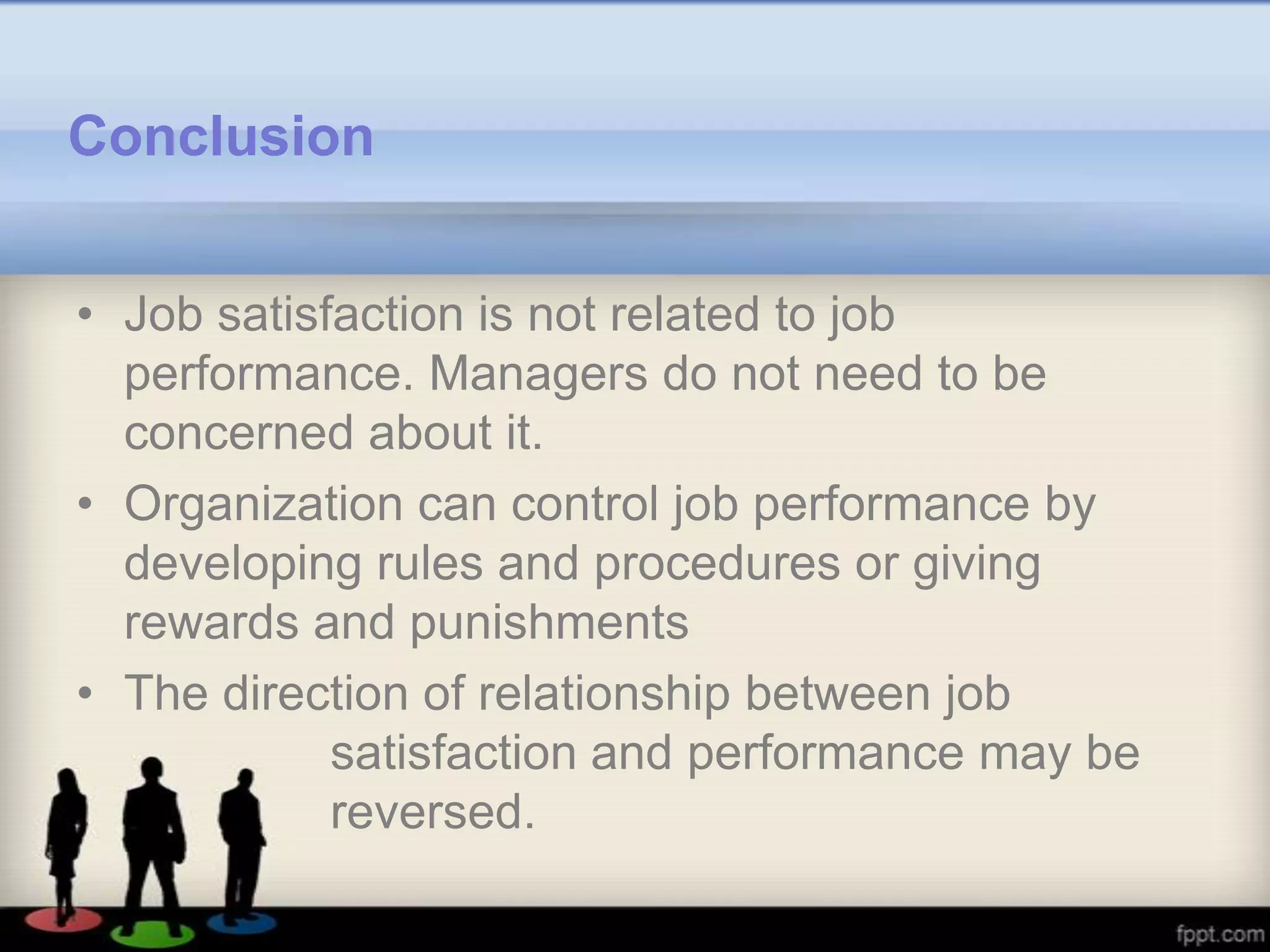 Job Satisfaction & Job Performance | PPTX