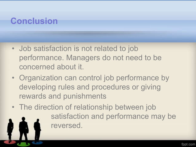 Job Satisfaction & Job Performance | PPTX