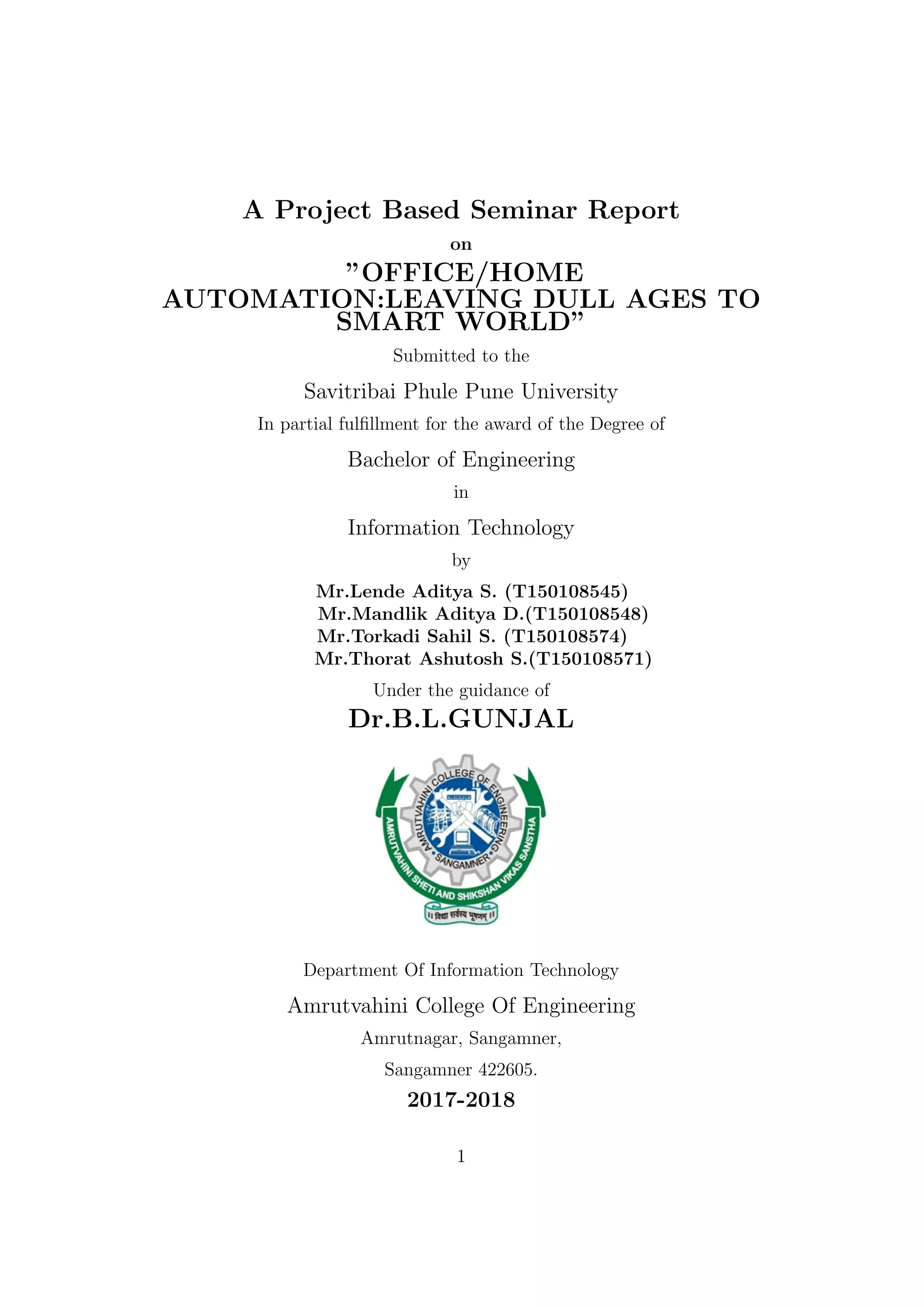 home/office automation | PDF | Smart Home | Home & Garden