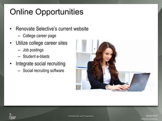 Recruiting College Graduates to Selective Insurance | PPTX