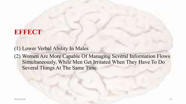 Male Brain Vs Female Brain! | PPTX