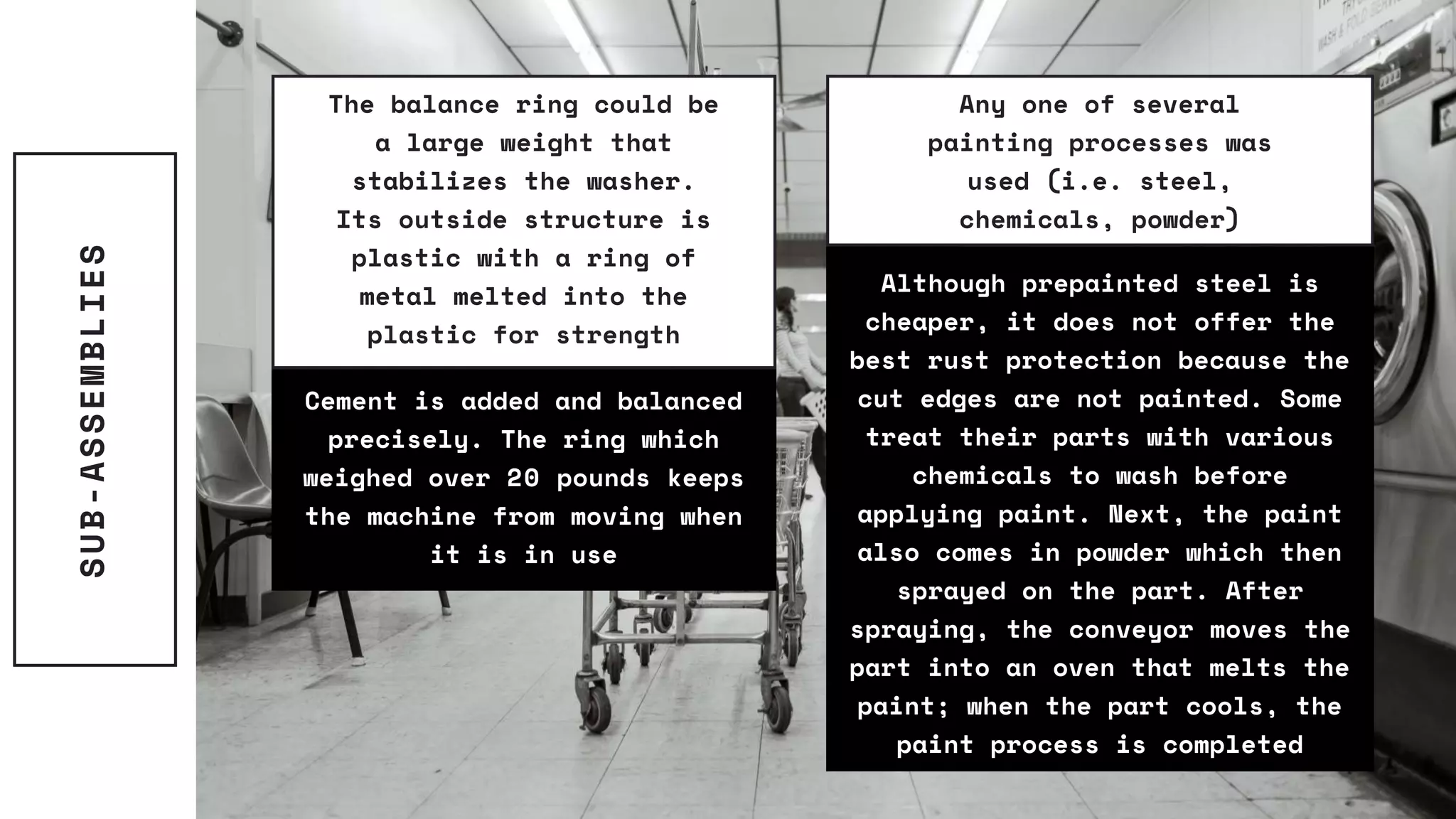 Manufacturing Process of Washing Machine | PPTX