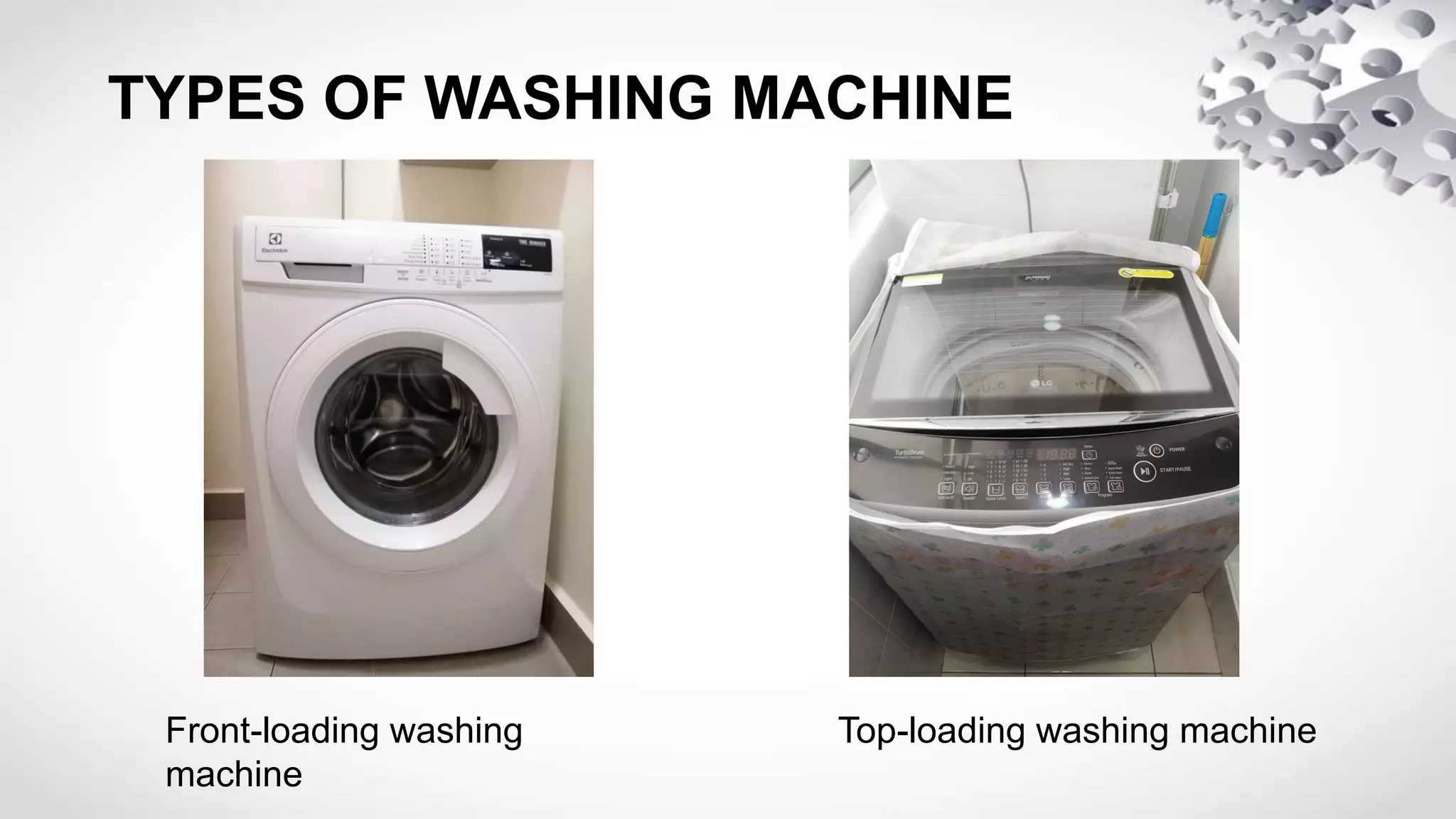 Manufacturing Process of Washing Machine | PPTX