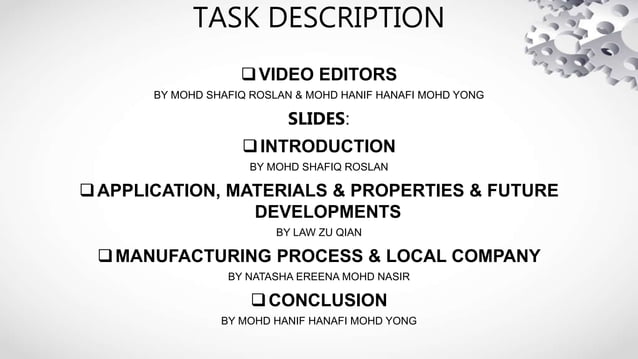 Manufacturing Process of Washing Machine | PPTX