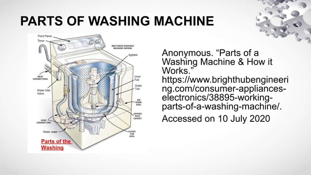 Manufacturing Process of Washing Machine | PPTX