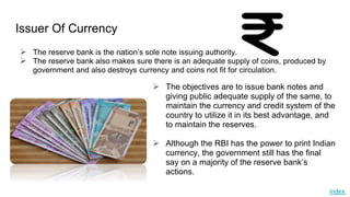 Role of RBI in Indian Banking System | PPT