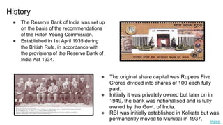 Role of RBI in Indian Banking System | PPT