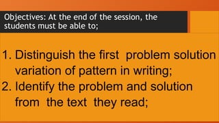 Problem and solution for demo TEACHER DEPED | PPTX