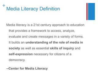 Introduction to Media Literacy | PPTX