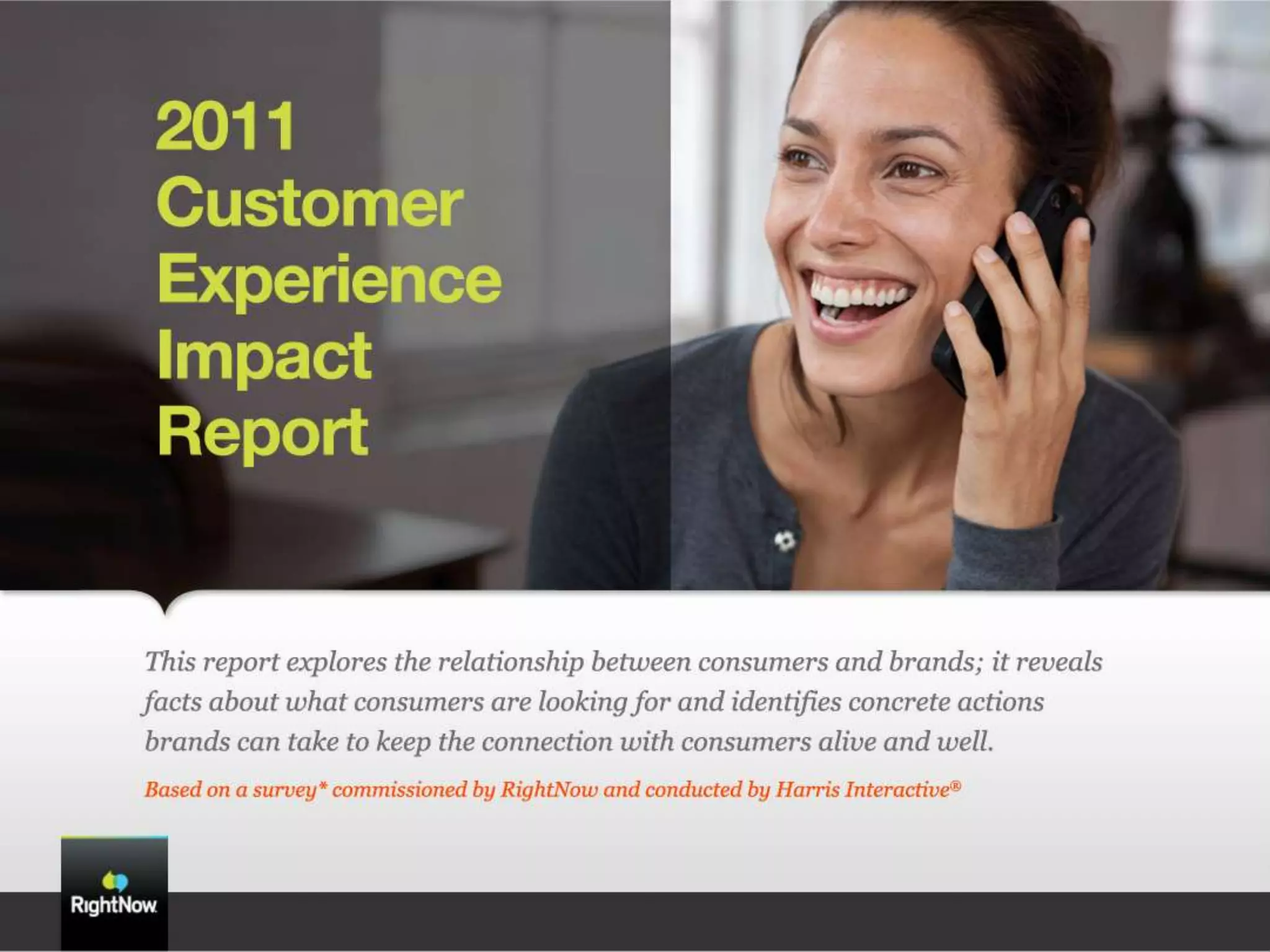 2011 Customer Experience Impact Report | PPTX
