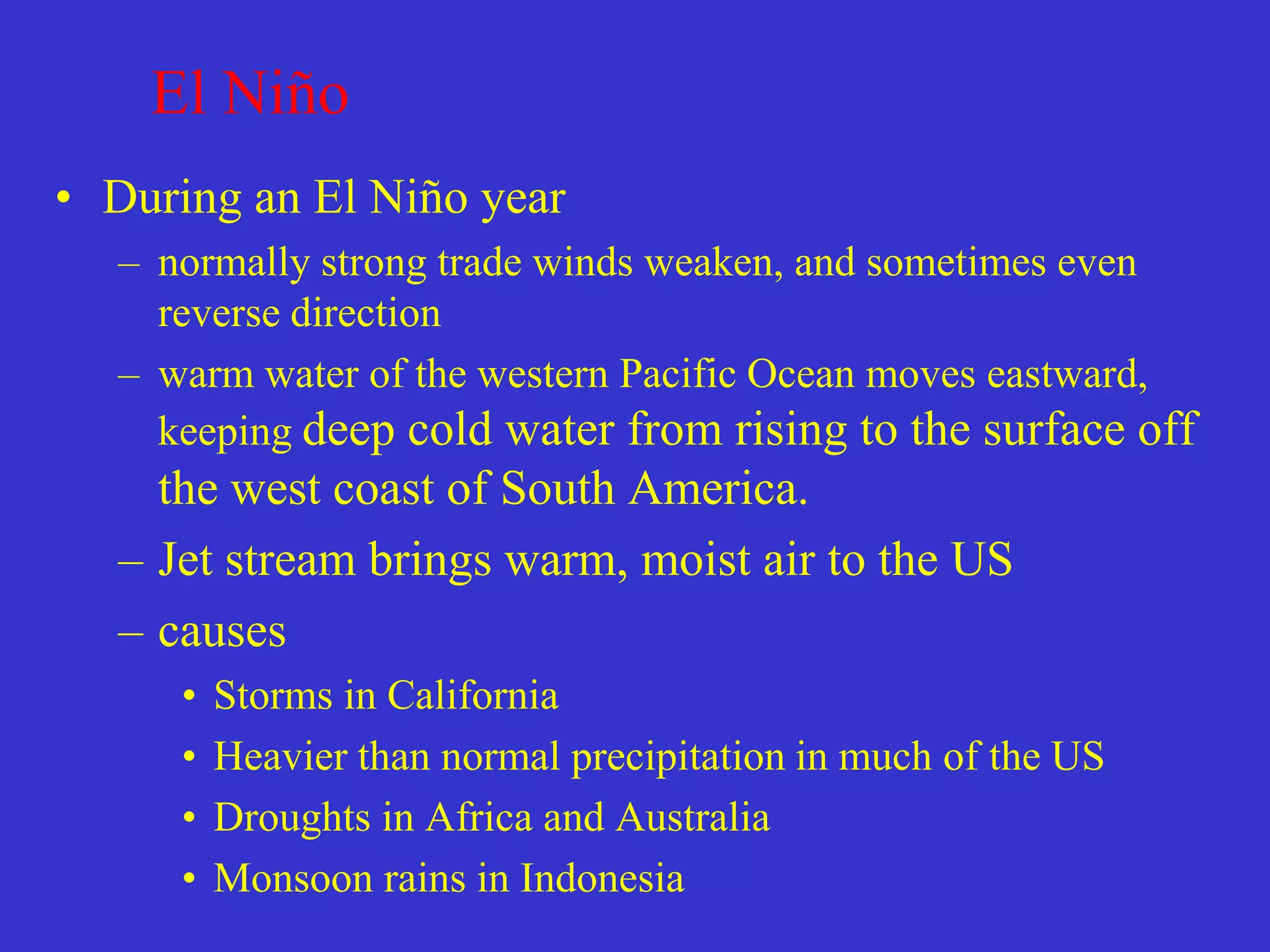 El nino and La nina | PPTX
