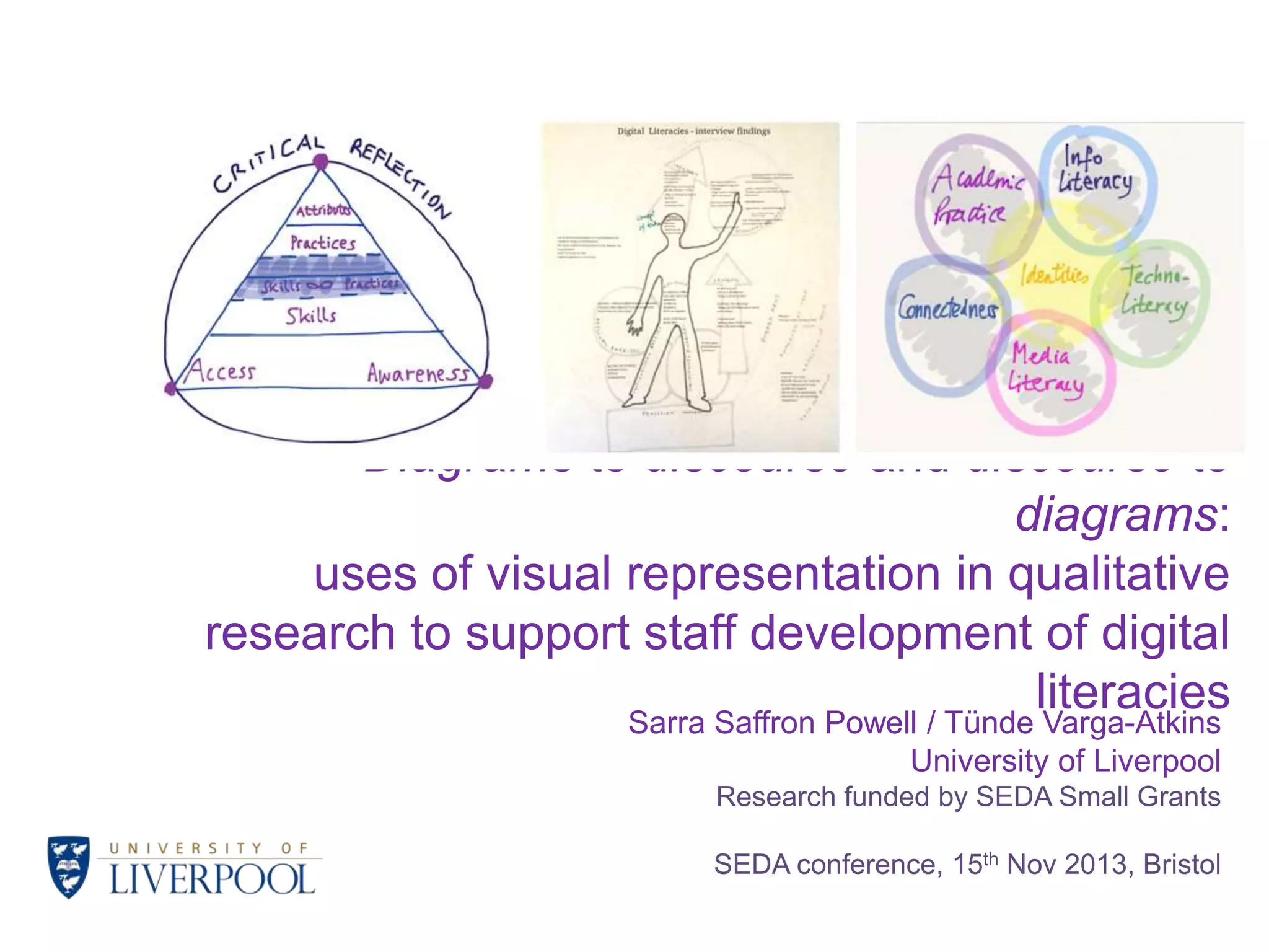 Diagrams to discourse and discourse to diagrams: using visual ...