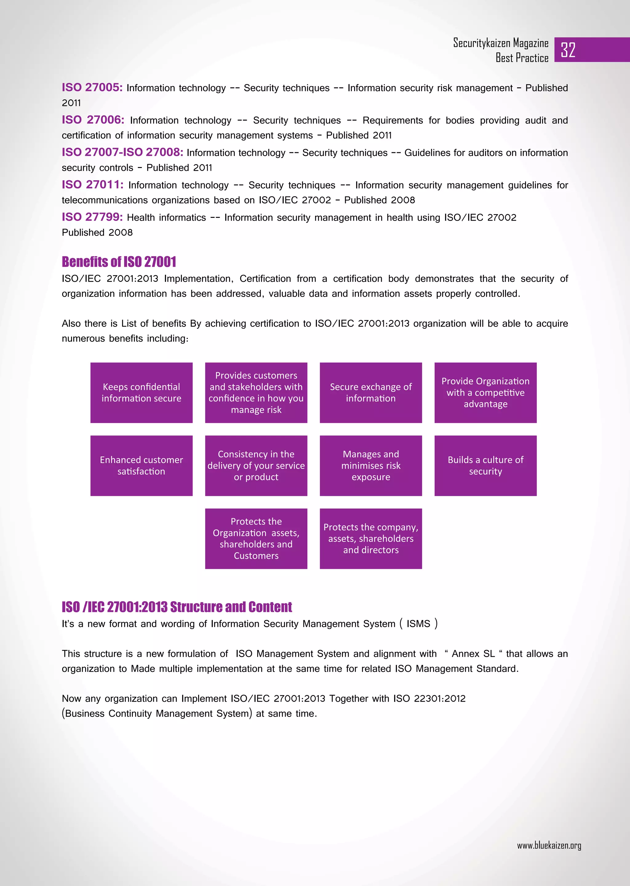 ISO/IEC 27001:2013 An Overview | PDF