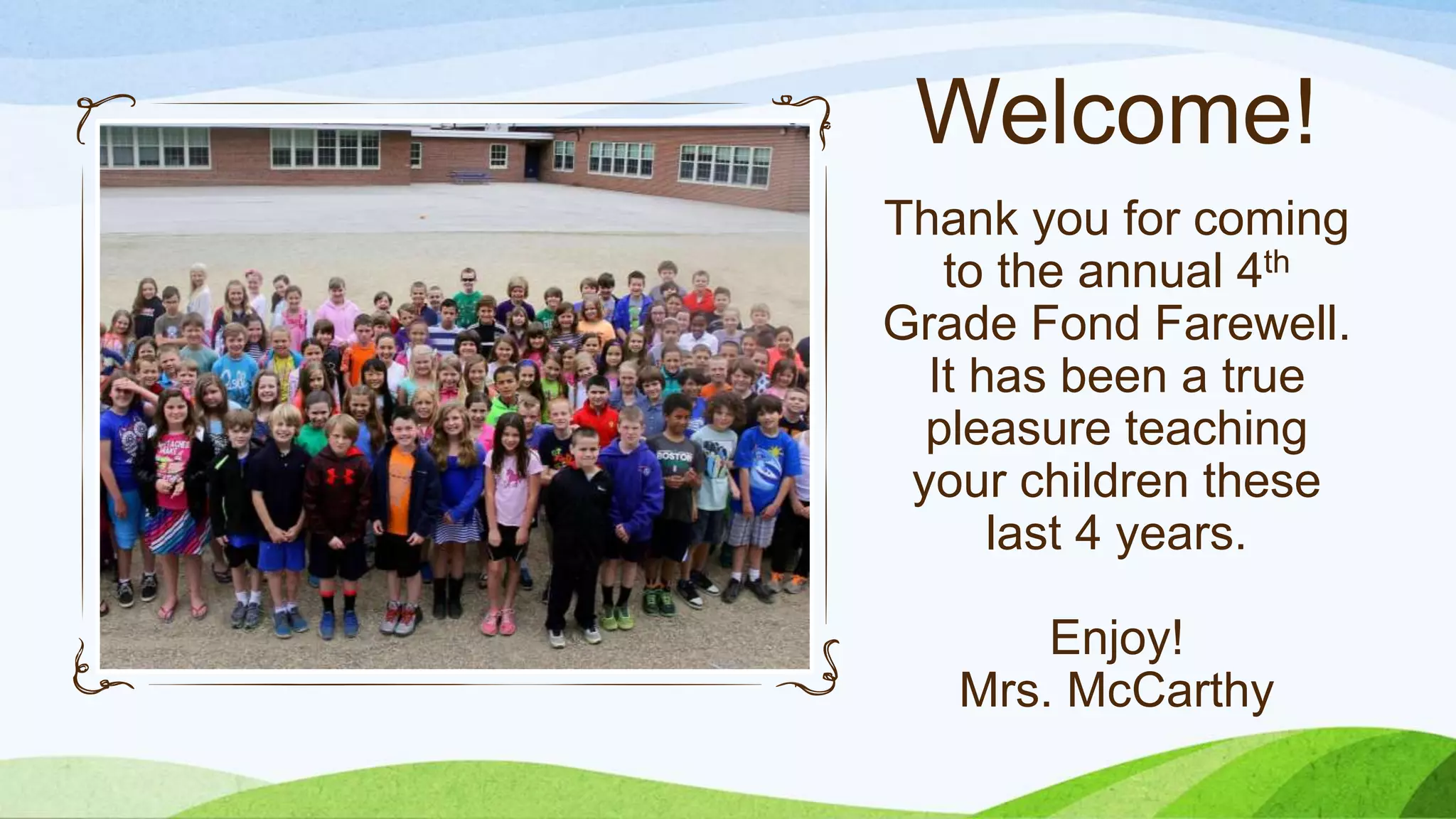 Final 2015 fond farewell slide show | PPT